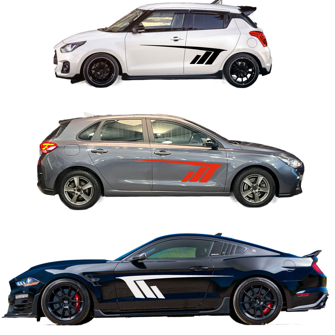 SUV Automotive Vinyl Graphics and Stripes universal Body Kit Stripes ...