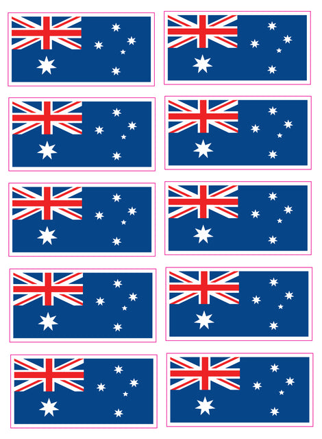 Australian Flag Sticker Decals vehicles windows cars truck trailer ...