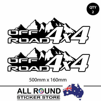 Custom 4X4 Stickers & Decals | Personalize Your Australian 4WD – Mega ...