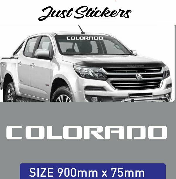 HOLDEN COLORADO WINDSCREEN DECAL ,Car sticker bumper sticker ,4X4, sti ...